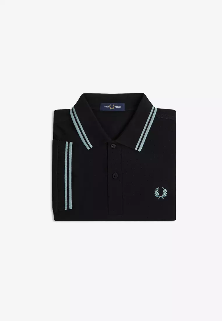 Buy Fred Perry Fred Perry M3600 Twin Tipped Fred Perry Shirt (Black ...