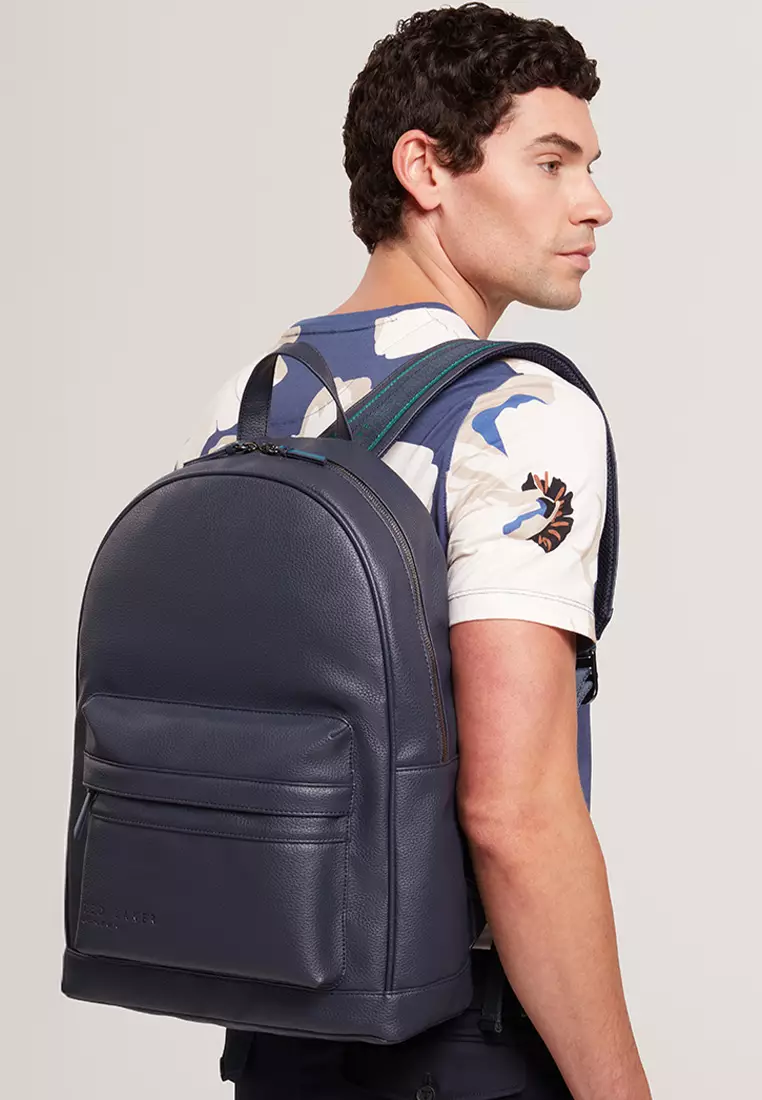 Buy TED BAKER KAILEB Pu Webbing Backpack Navy 2025 Online | ZALORA