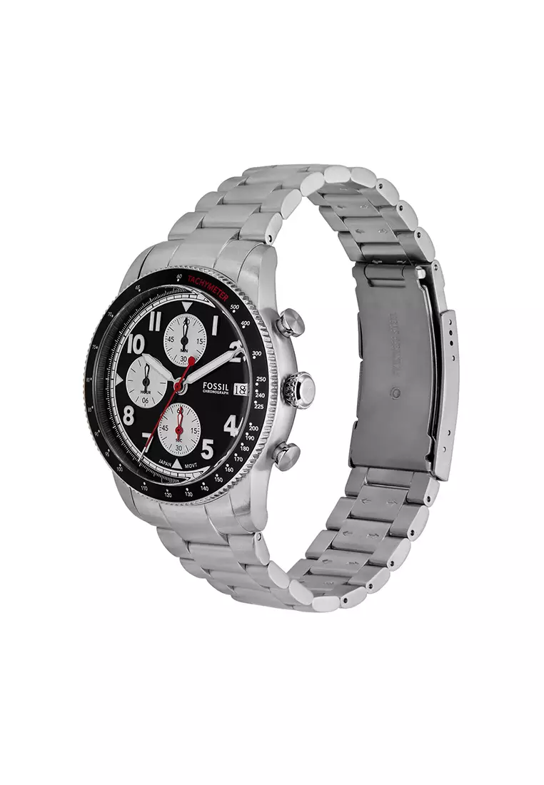 Buy Fossil Sport Tourer Silver Stainless Steel Watch FS6045 2024 Online ...