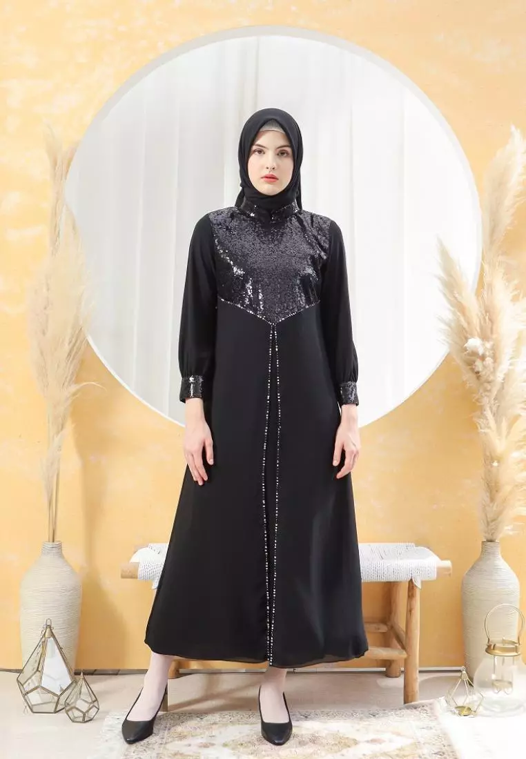 Jual EPC Eddy P Chandra EPC Gamis Bianca - Black Original 2025 | ZALORA ...