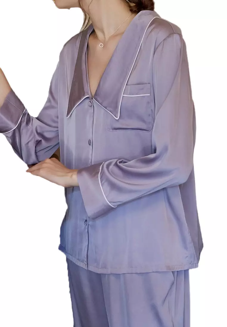 Buy THE LOUNGE EDIT Clemz Loungewear Pants Set 2025 Online | ZALORA Philippines