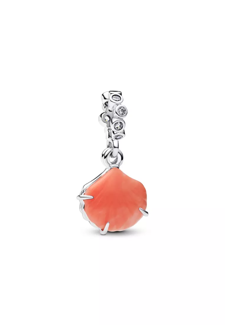 Buy Pandora Coral-colored Shell Double Dangle Charm 2026 Online ...