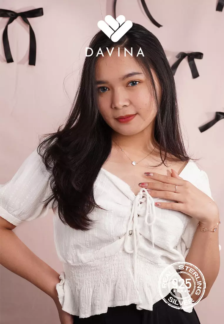 Jual DAVINA Jewelry DAVINA Ladies Elsie Ring Rose Gold Plated Sterling Silver 925 - Cincin ...