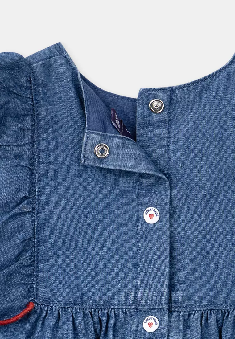 Buy Sergent Major Denim Pinafore Dress 2025 Online | ZALORA