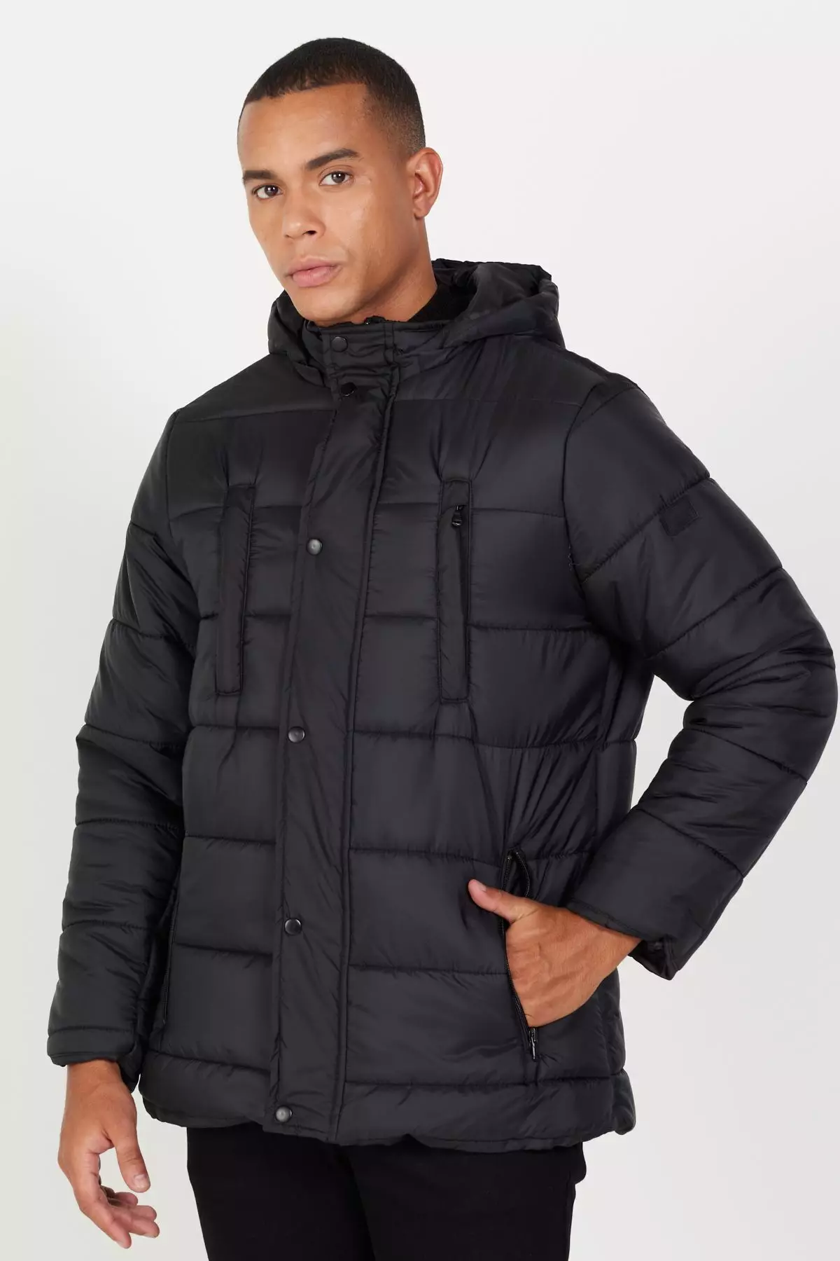Buy Altinyildiz High Neck Padded Outdoor Puffer Jacket 2025 Online ...