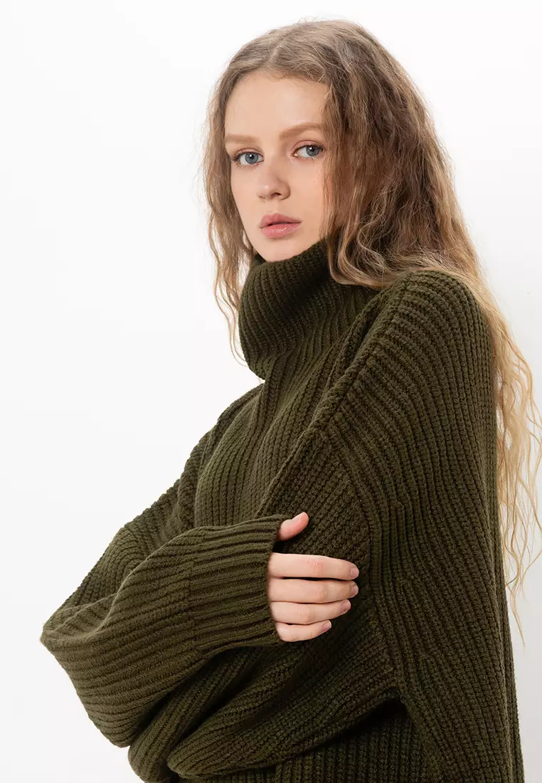 Buy Superdry Chunky Rib Knit Jumper Dress 2025 Online | ZALORA