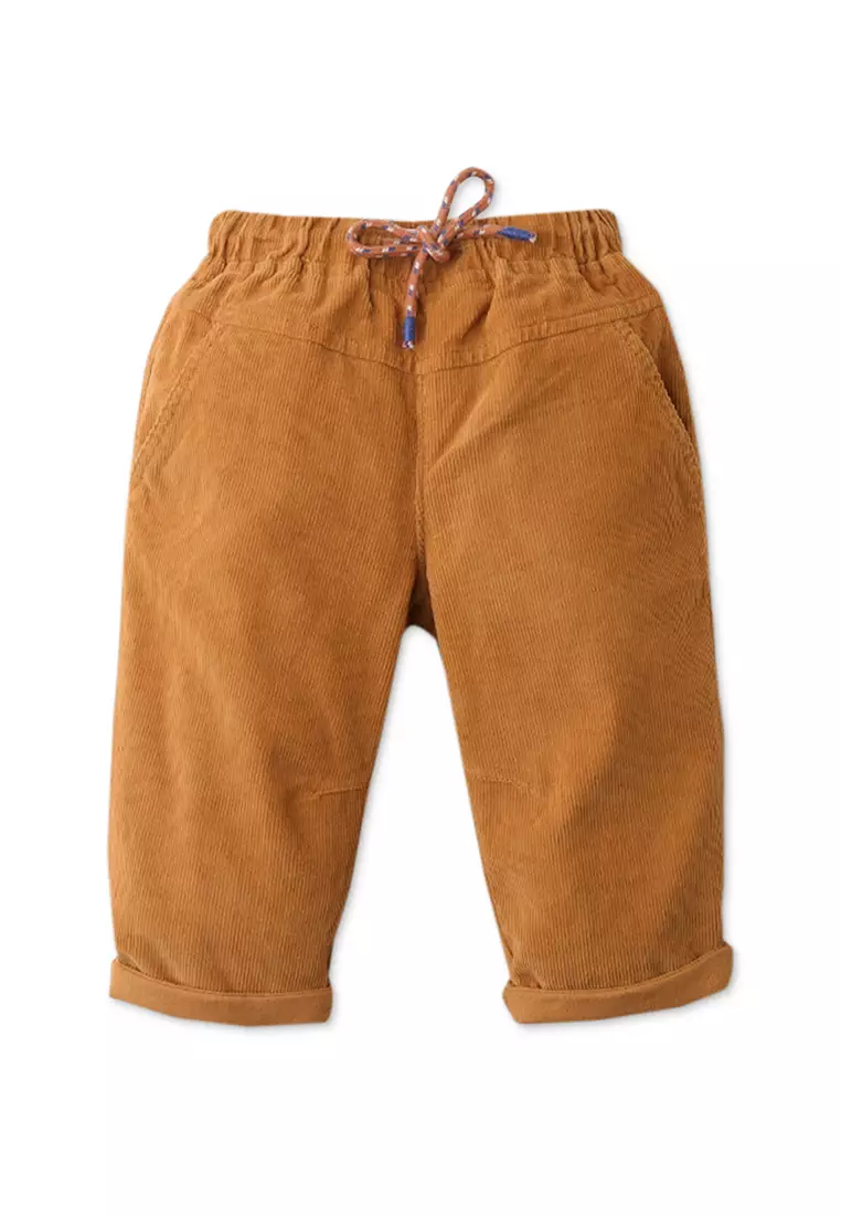 Buy Gingersnaps Baby Boys Low Crotch Cord Pants with Drawstring 2025 ...