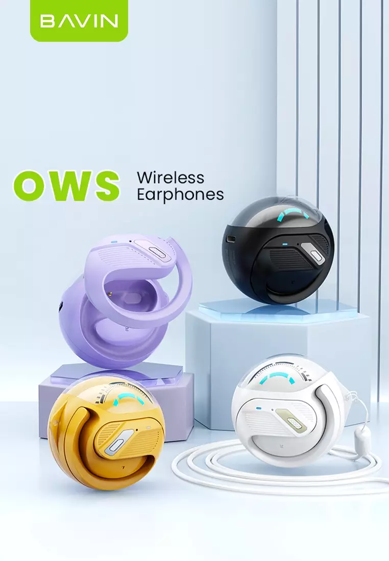 Buy BAVIN BA69 TWS Bluetooth 5.3V Open Ear Headset Bluetooth Wireless ...
