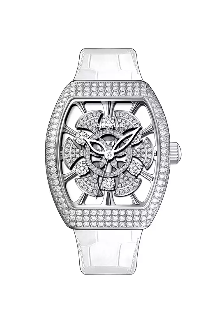 Buy Mark Fairwhale Ladies Stainless Steel Quartz Watch, 36mm, Paved ...