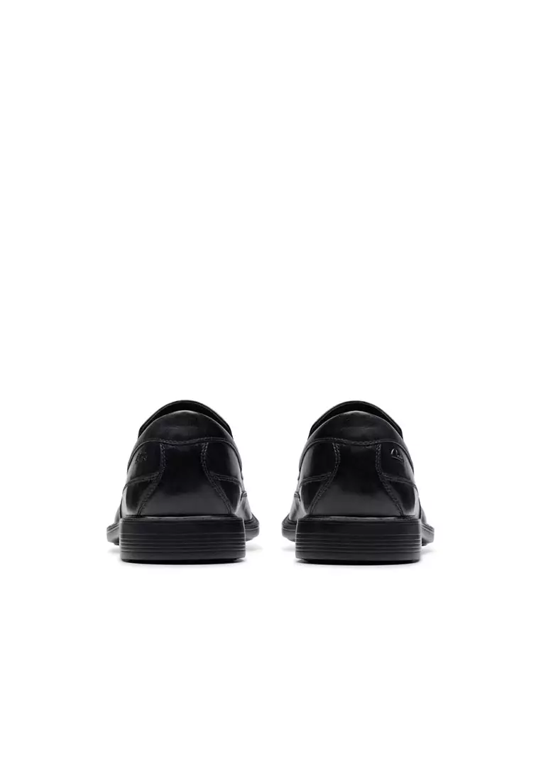 Buy Clarks Mens Cosgrove Free Formal Shoes Black Leather - Wide Fit ...