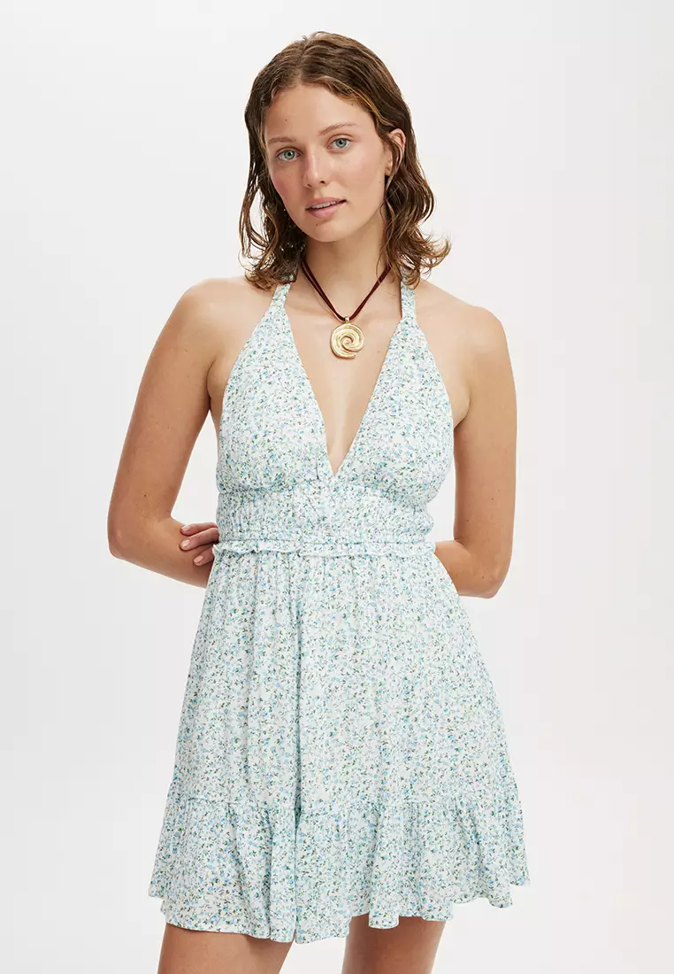 Buy Cotton On Danielle Halter Sundress 2025 Online | ZALORA