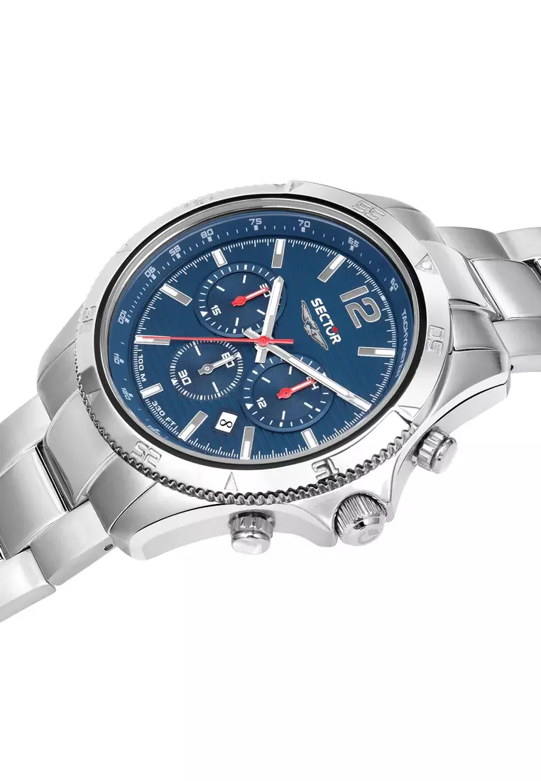 Buy Sector [3 Years Warranty] Sector 650 45mm Case Men's Chronograph ...