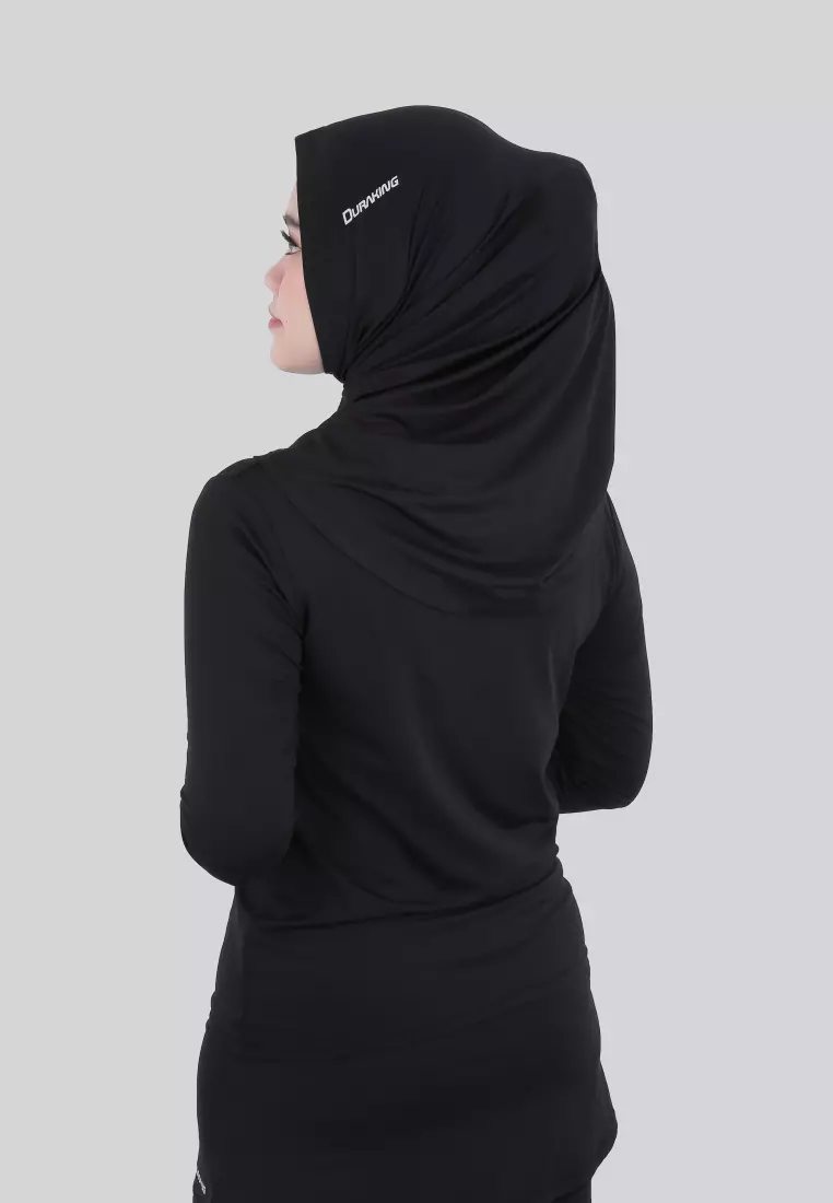 Jual Duraking Duraking Hijab Sports Safiya Black Original 2025 | ZALORA ...