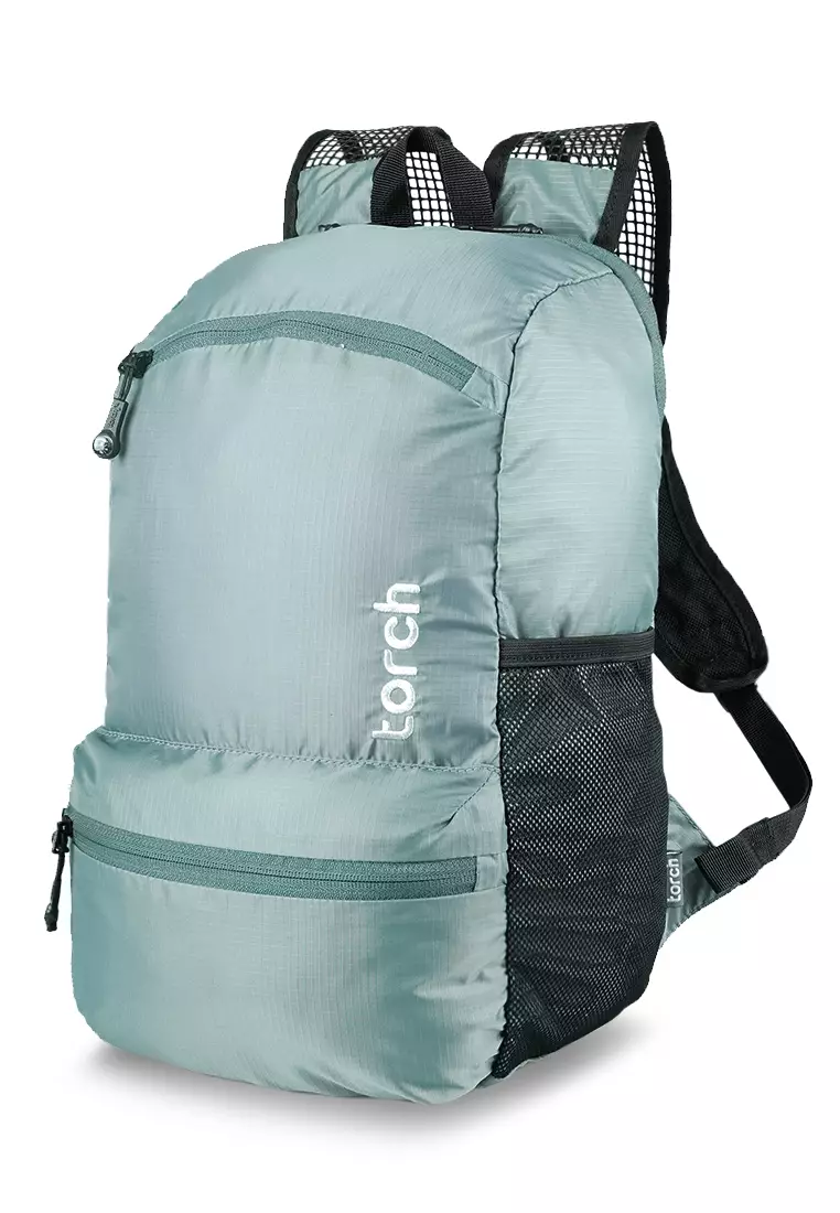 Jual TORCH.ID Torch Tata Grey Foldable Backpack Original 2025 | ZALORA ...