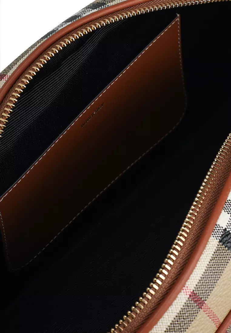 Burberry Check Medium Pouch (ct) 2025 | Buy Burberry Online | ZALORA ...