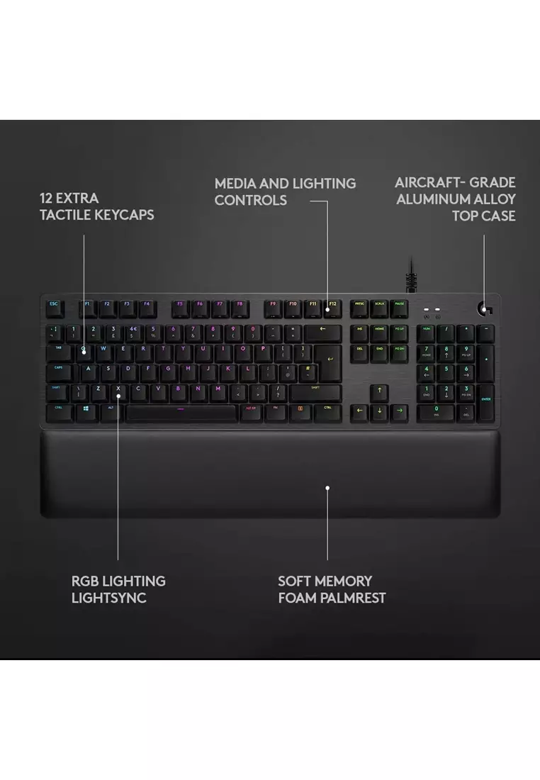 Buy Logitech G G513 Rgb Mechanical Gaming Keyboard ,Usb Passthrough ...