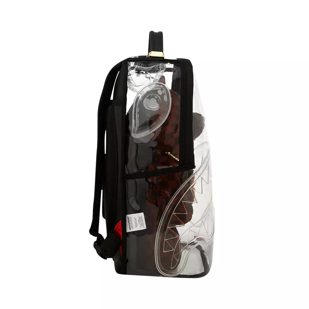 Jual Sprayground Clear Backpack Sharks In Paris Bear Brown Original ...