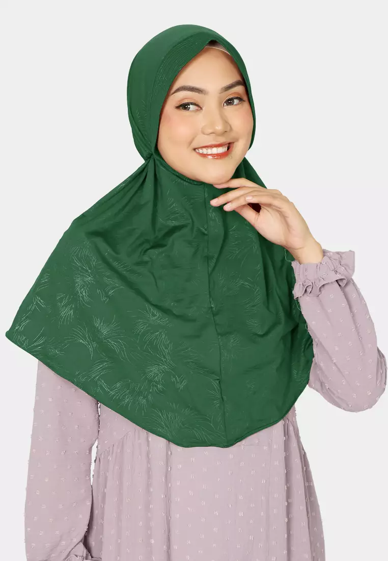 Jual COTTON BEE Cotton Bee - Hijab Instan Aisyah Bergo Tali Emboss ...