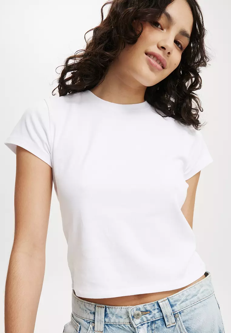 Buy Cotton On 90s Baby Tee Online | ZALORA Malaysia