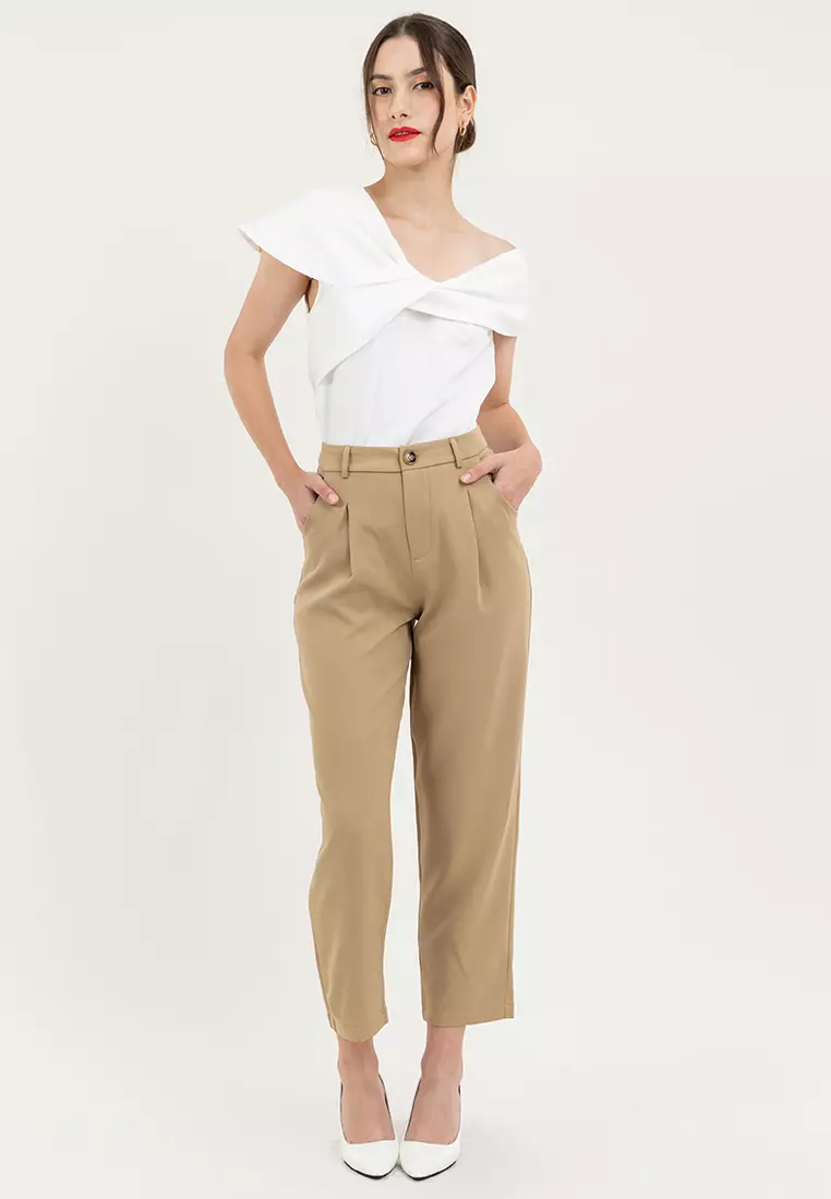 Buy BADOMODA Calvin Peg Top Pants 2026 Online | ZALORA Philippines
