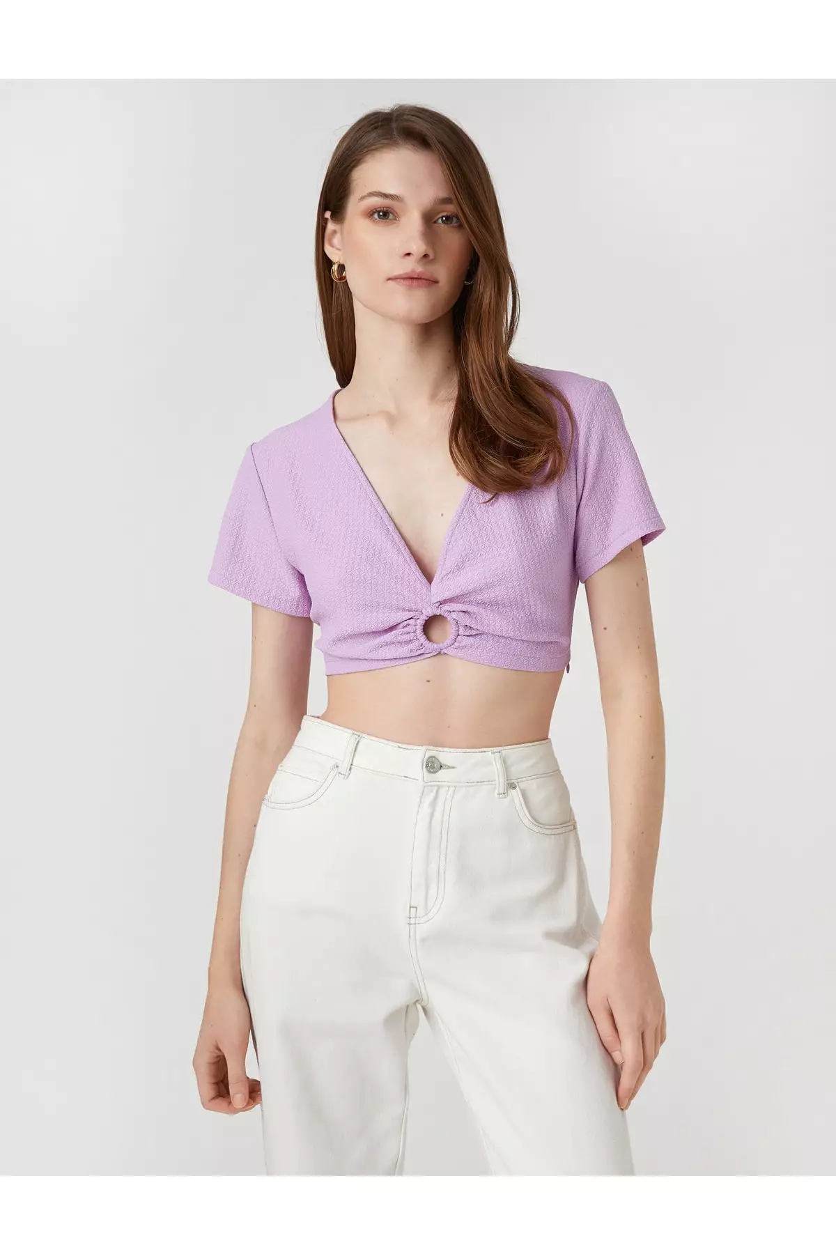 Buy KOTON O-Ring Crop Top 2026 Online | ZALORA