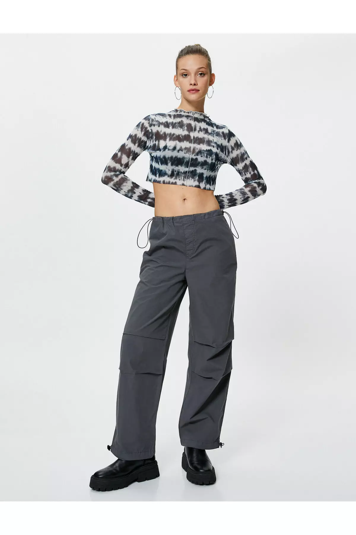 Buy KOTON Toggle Utility Parachute Pants 2025 Online | ZALORA