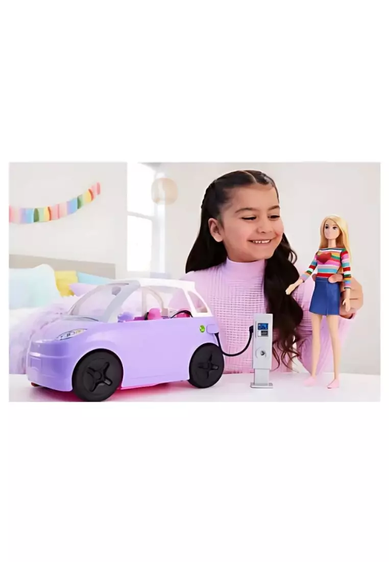 Buy Barbie Barbie Electric Vehicle with Charging Station and Plug 2025 ...