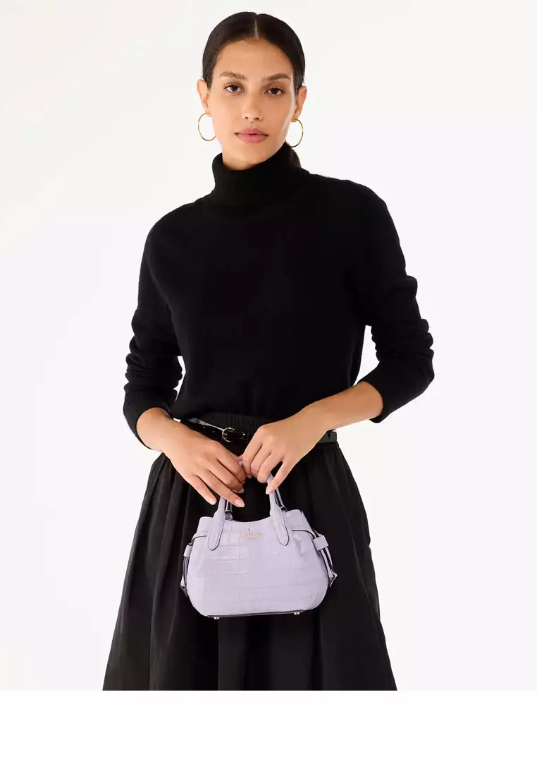 Buy Kate Spade Dumpling Croc Embossed Mini Satchel Online | ZALORA Malaysia
