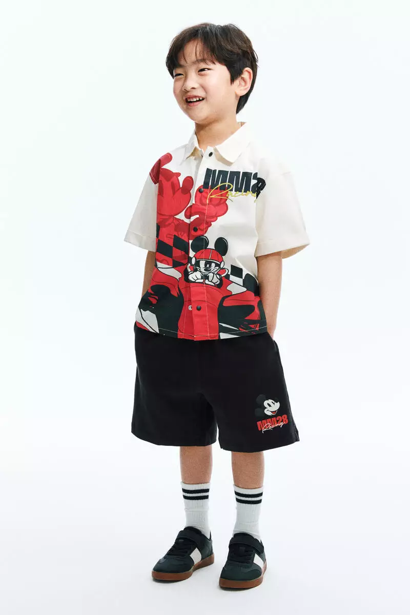 Buy H&M Print-motif sweatshorts 2026 Online | ZALORA