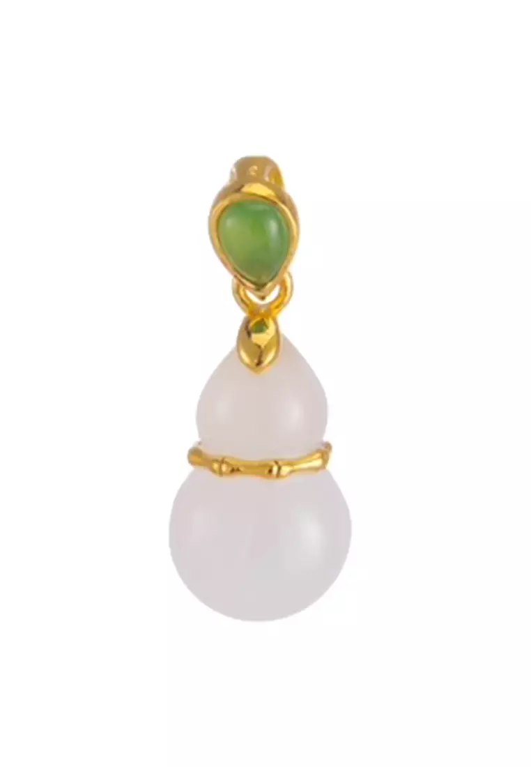 Buy LITZ LITZ 999 (24K) Gold and Jade Pendant P179 Online | ZALORA Malaysia