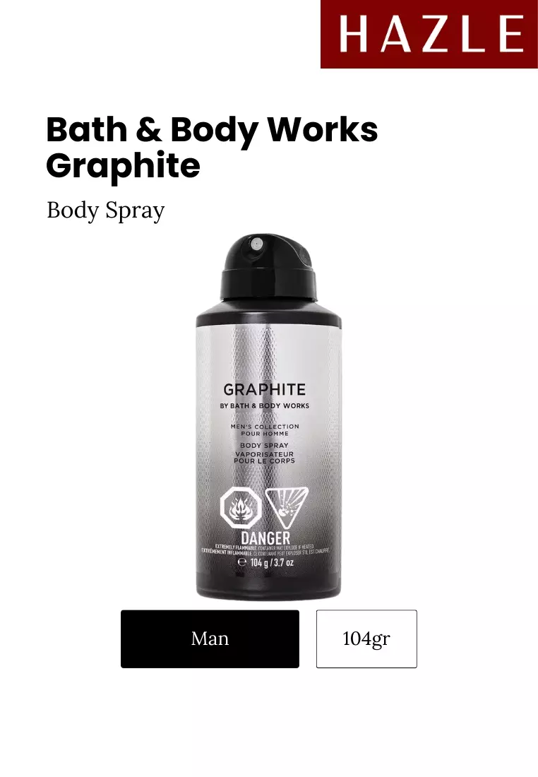 Jual Bath & Body Works Bath & Body Works Graphite Body Spray Man 104 gr ...