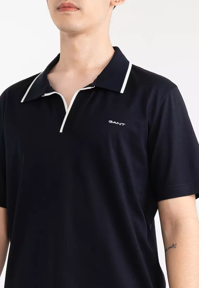 Buy Gant Tipping Collar Polo Shirt Online | ZALORA Malaysia