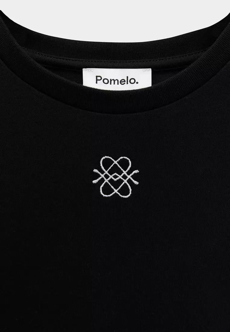 Pomelo Logo Baby Tee - Black 2025 | Buy Pomelo Online | ZALORA Hong Kong