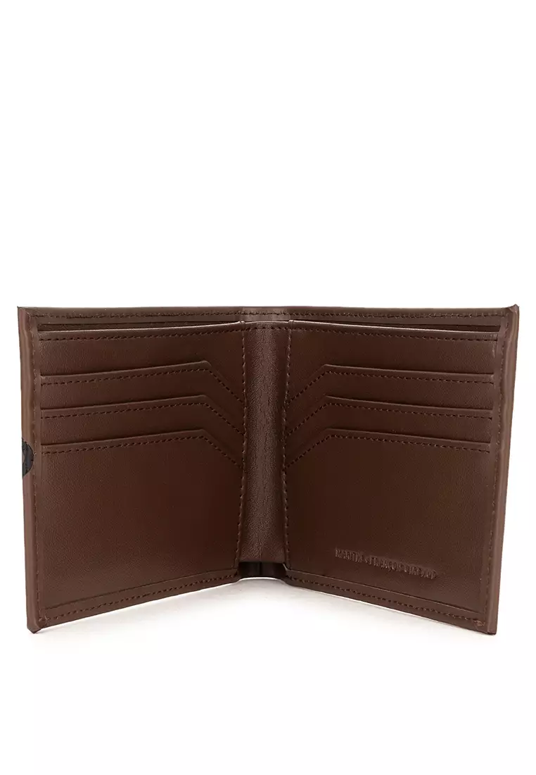 Buy Marithe + Francois Girbaud Girbaud Men's Dark Khaki Lucca Bifold ...