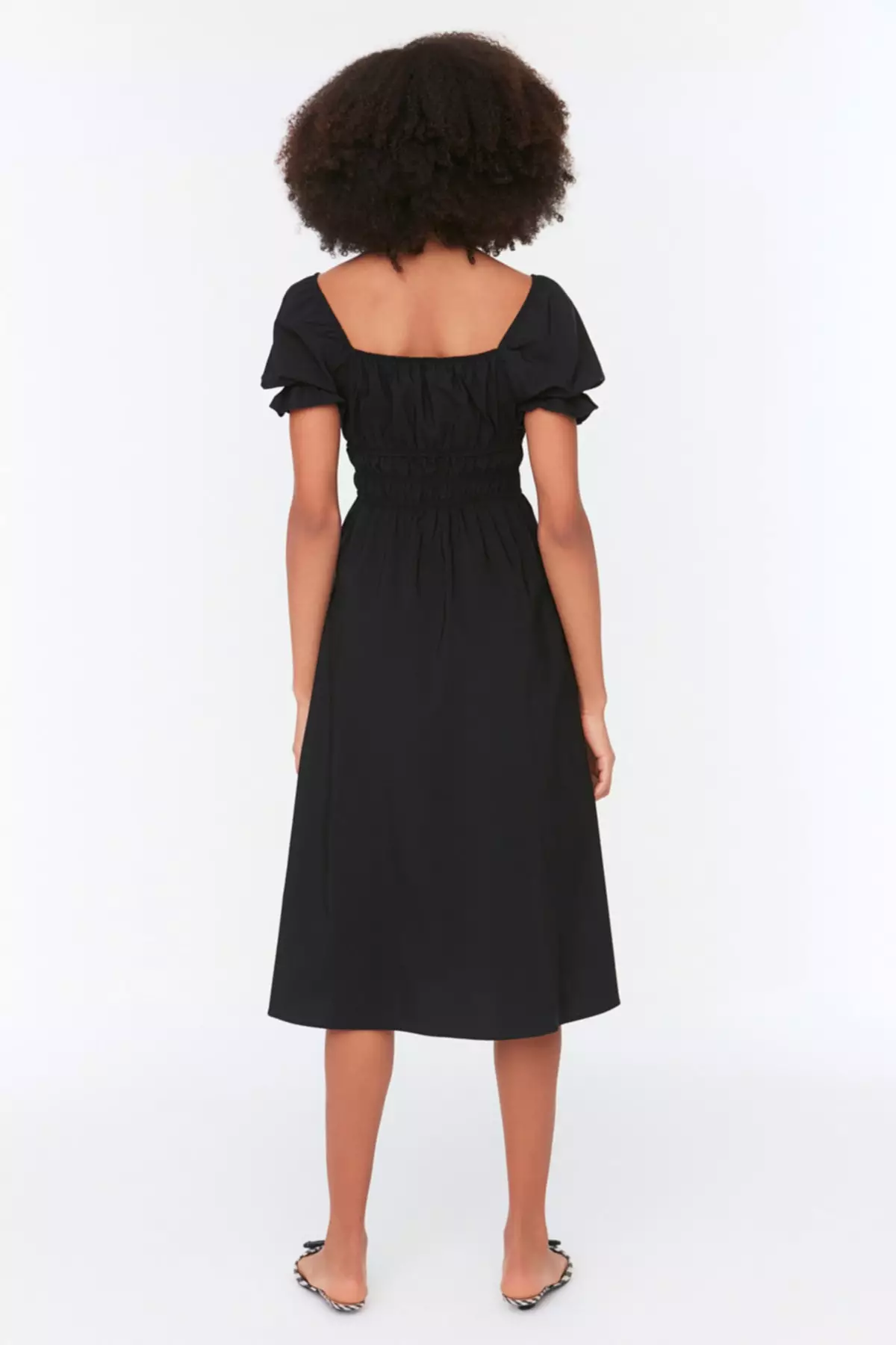 Buy Trendyol Square Collar Dress 2026 Online | ZALORA