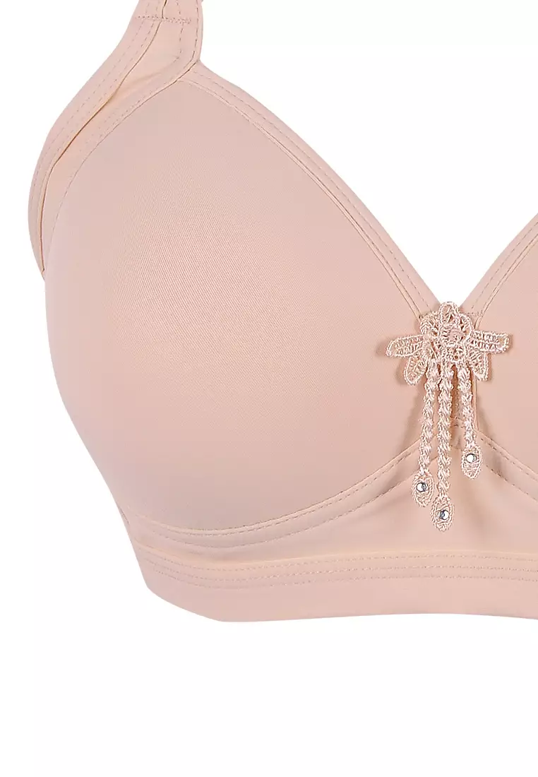 Jual TULIP Tulip Molly Non Wire Bra Full Cup - Cream Original 2023 ...