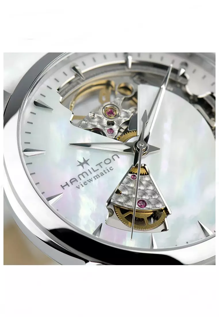 Buy Hamilton JAZZMASTER OPEN HEART LADY AUTOMATIC WATCH (HMT-H32215190) 2025 Online | ZALORA