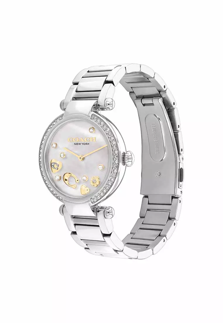 Buy Coach Cary Women's Watch Stainless Steel Strap - White Dial ...