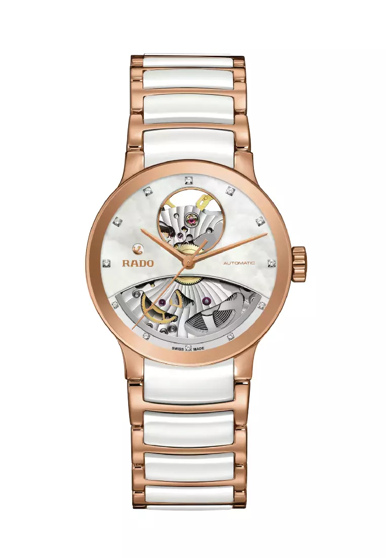 Buy Rado Rado Centrix Automatic Diamonds Open Heart Stainless Steel ...