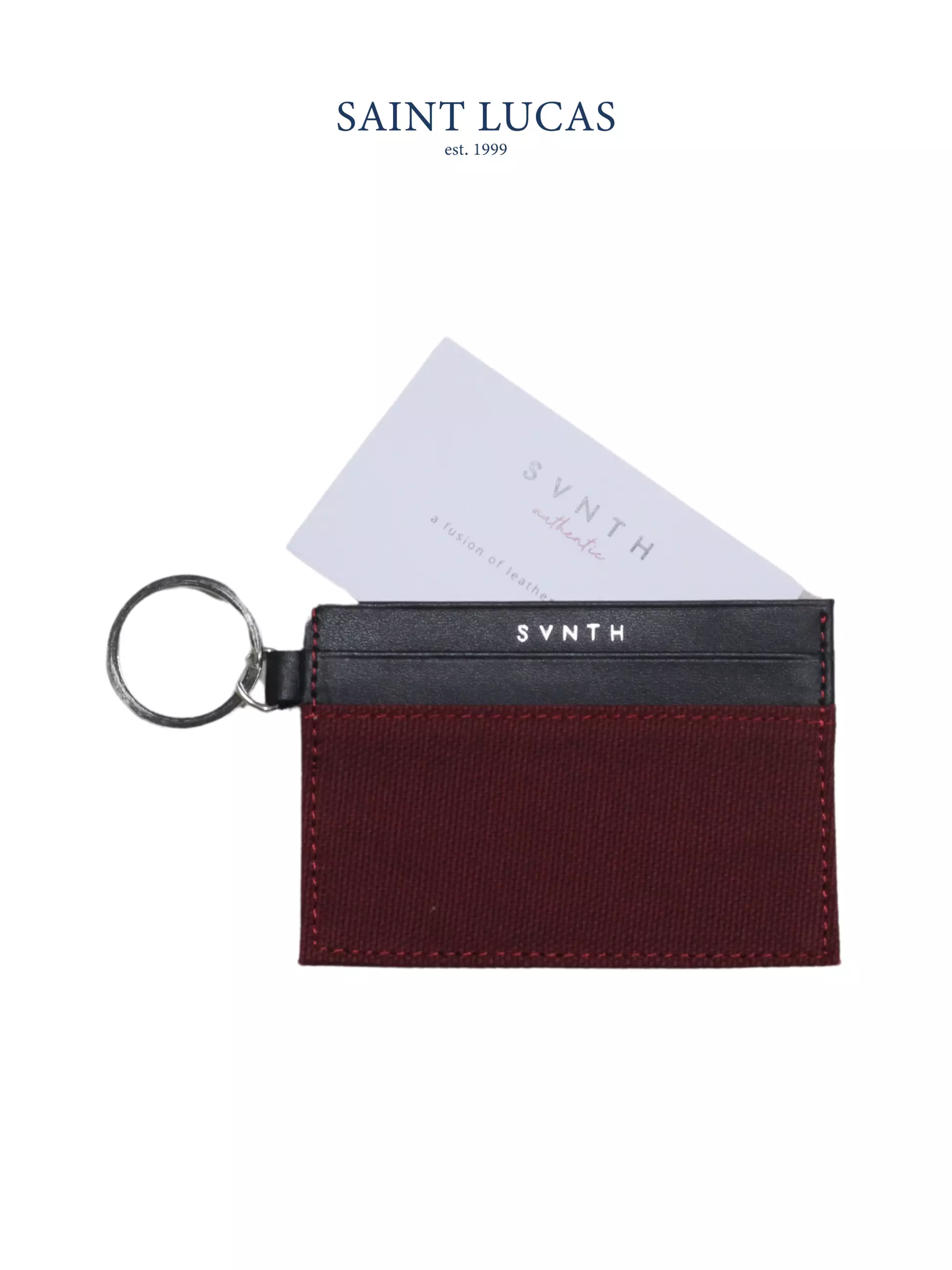 Jual SAINT LUCAS Saint Lucas Card Wallet - Dune by SVNTH in Red ...