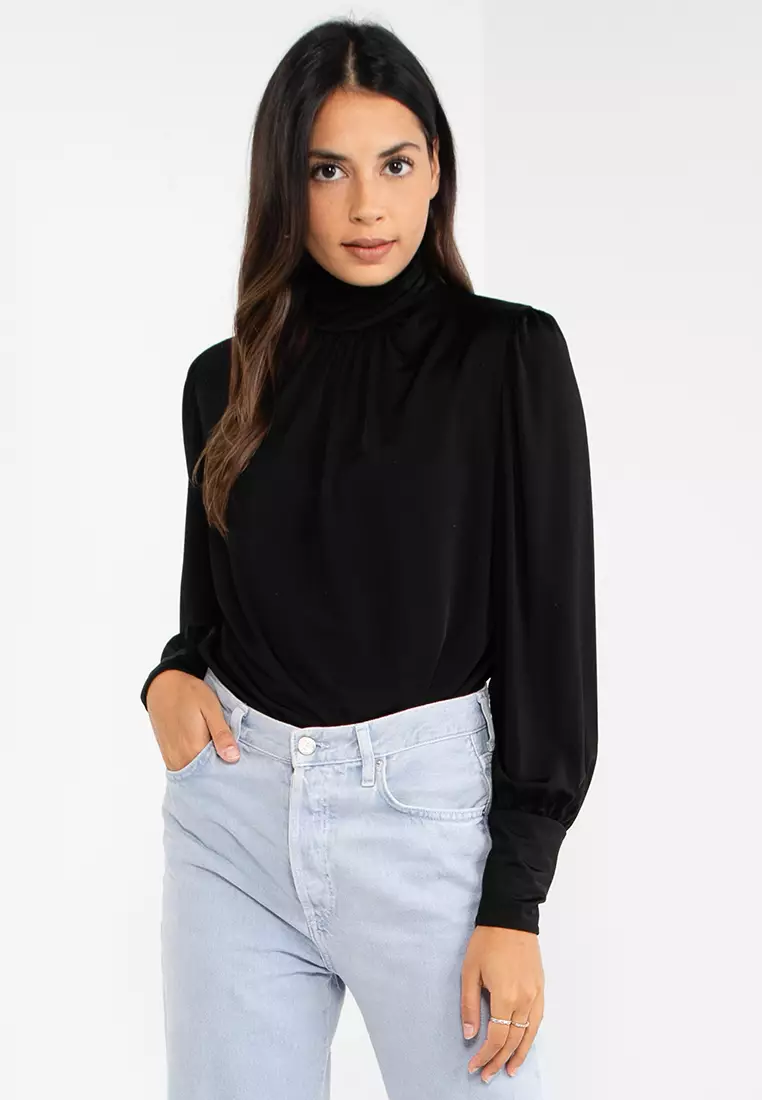 Buy And Other Stories Mock Neck Blouse 2024 Online Zalora Philippines