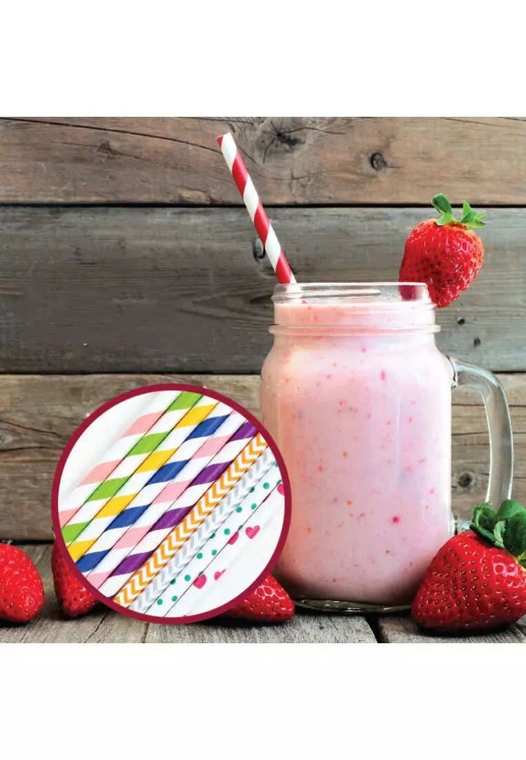 Buy Mastertool Savingoasis Eco Friendly Colour Paper Straw 100 Pcs 6