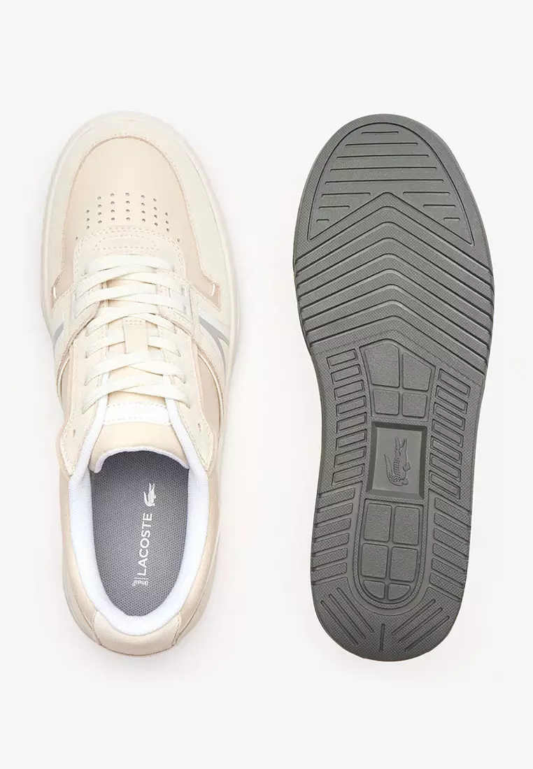 Buy Lacoste Men's L001 Leather and Suede Trainers Online | ZALORA Malaysia
