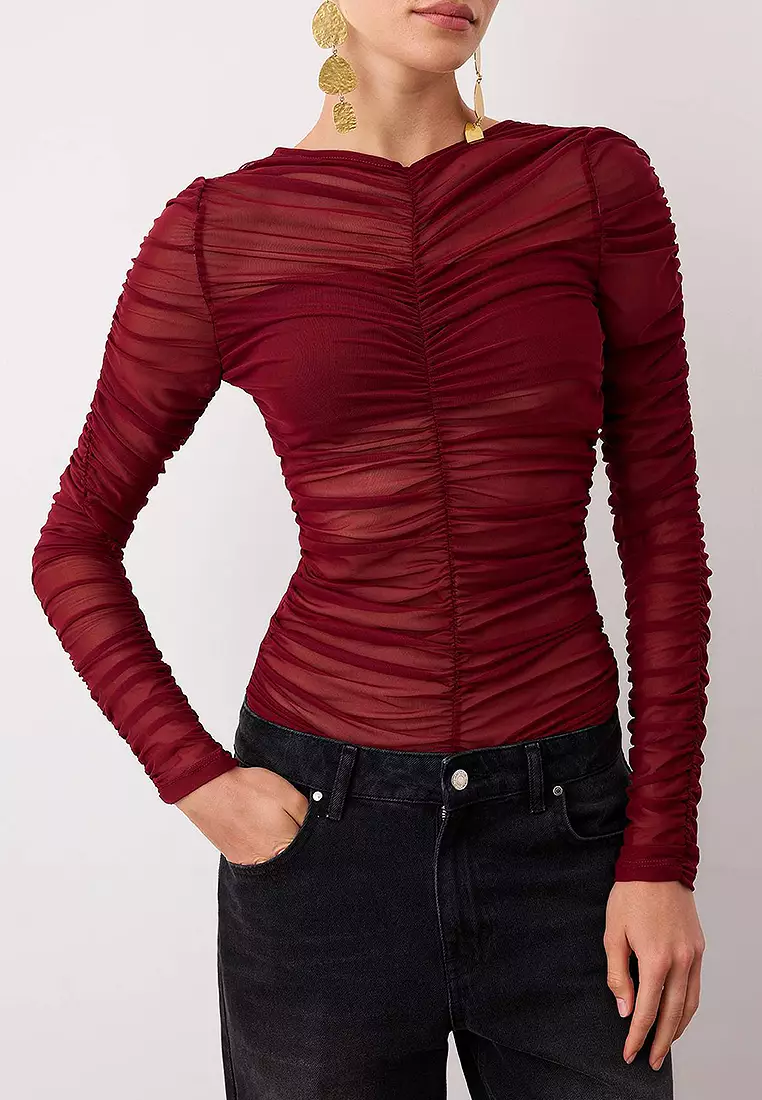 Buy Trendyol Tulle Bodysuit 2026 Online | ZALORA