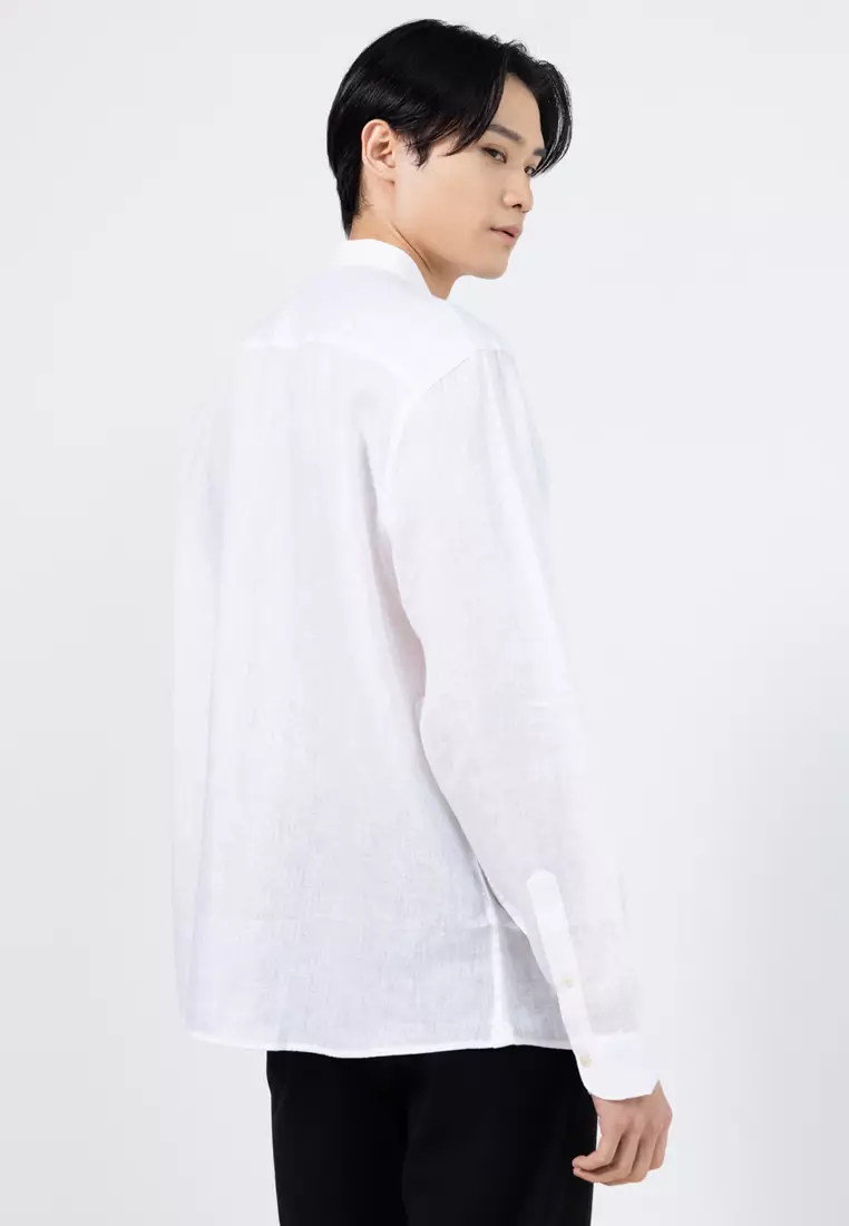 Buy MANGO Man Regular-Fit 100% Linen Shirt 2026 Online | ZALORA Philippines