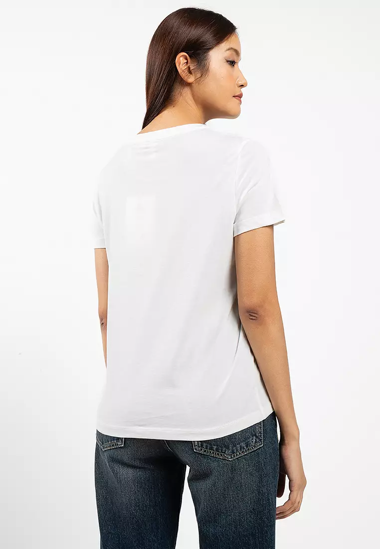 Buy Vero Moda Short Sleeve Crew Neck Jersey T-Shirt 2026 Online | ZALORA