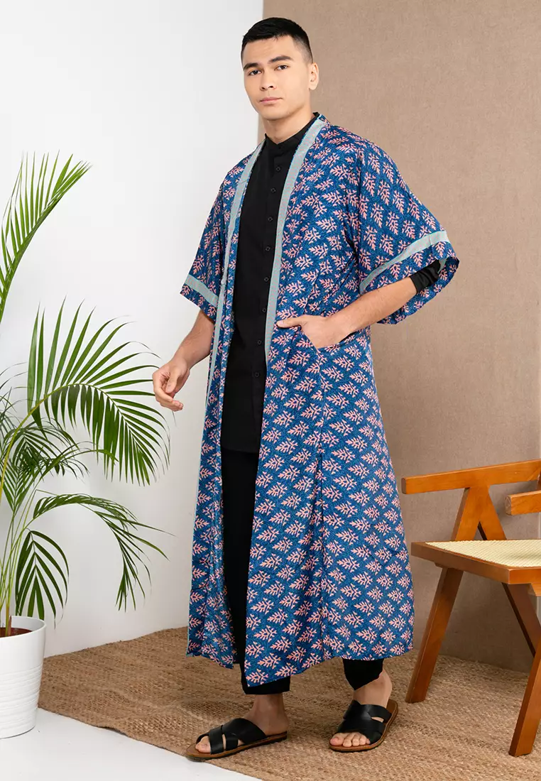 Raja Rani Lifestyle Long Poly Silk Kimono 2024 | Buy Raja Rani ...