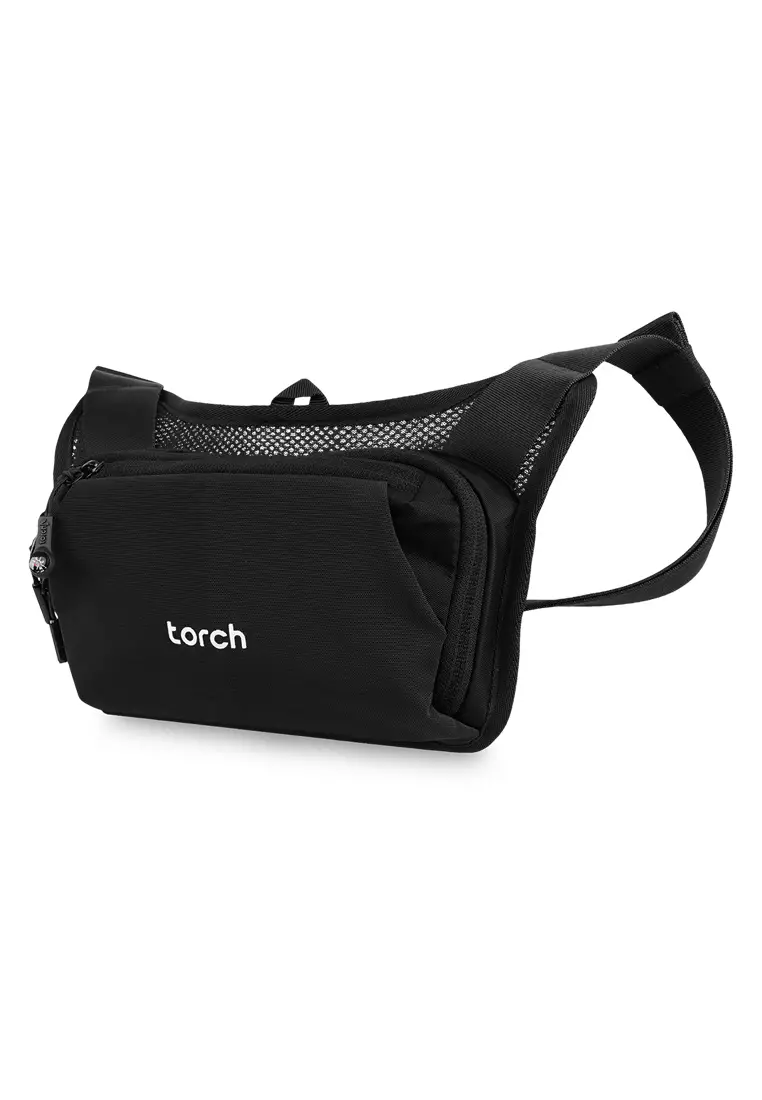 Jual TORCH.ID Torch Ran Black Sling Bag Original 2025 | ZALORA Indonesia