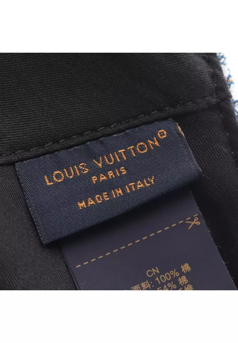 Buy Louis Vuitton Pre-Loved Louis Vuitton LV Perth Damier cap cotton ...