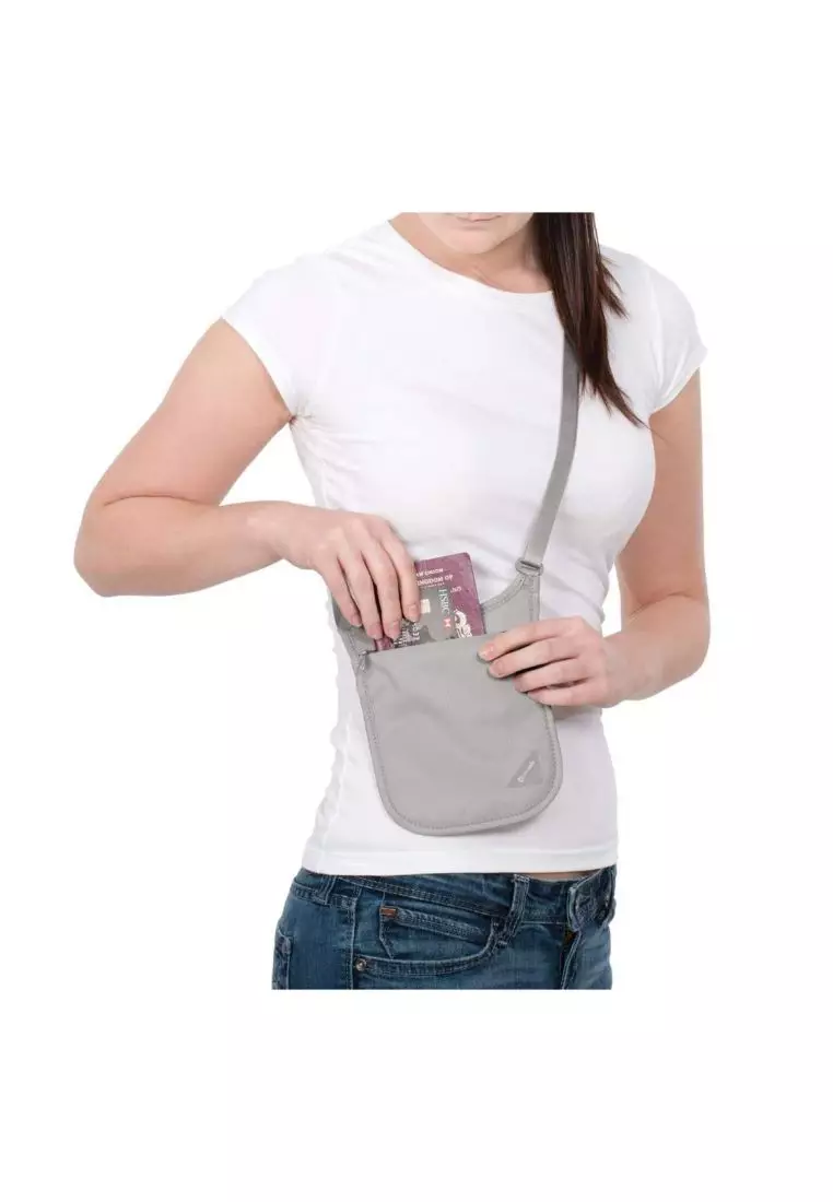 Buy Pacsafe Pacsafe Coversafe V75 RFID Blocking Neck Pouch (Grey) 2026 ...